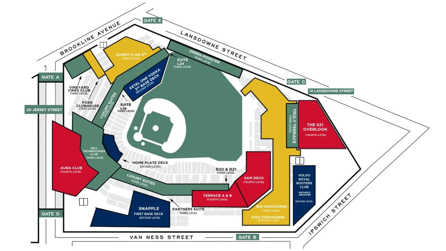 Fenway Park Seating Chart, Map, Best Seats Guide, Parking 2026