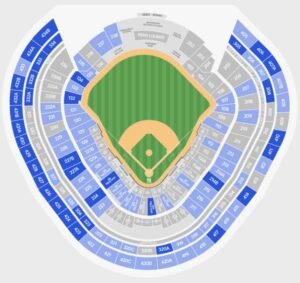 Yankee Stadium Seating Chart with Seat and Row Numbers